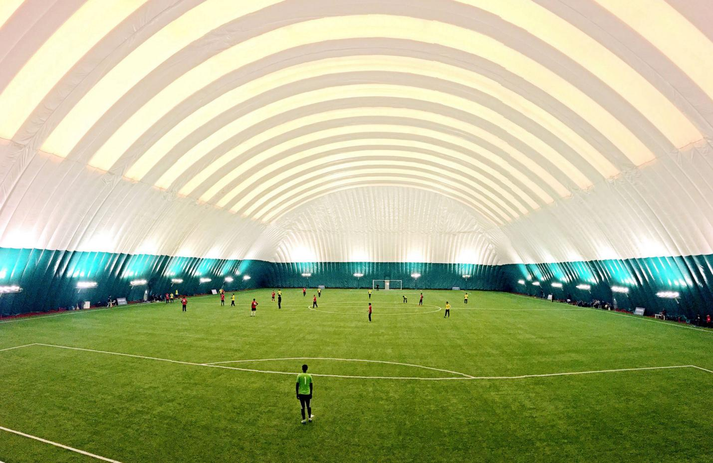 Experience the Thrill of the Game in an All-Weather Football Dome ...